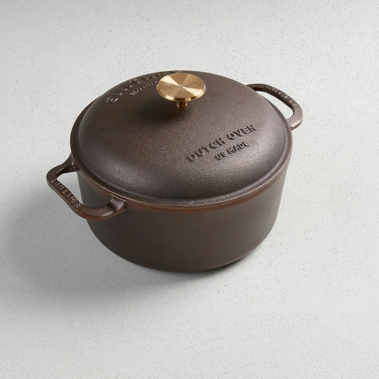 Smithey 5.5 Qt Cast Iron Dutch Oven | Hand-Forged Heirloom Cookware ...